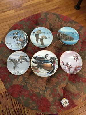 MIGRANTS PLATE DAVID MAASS DUCKS TAKING FLIGHT 5 Plus Wood ducks ...