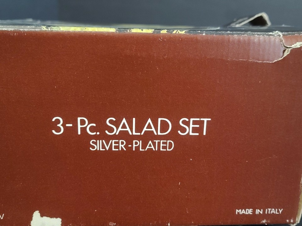 NEW IN BOX Royal Silver Crystal Salad Bowl With Silver Plated Base MADE ...