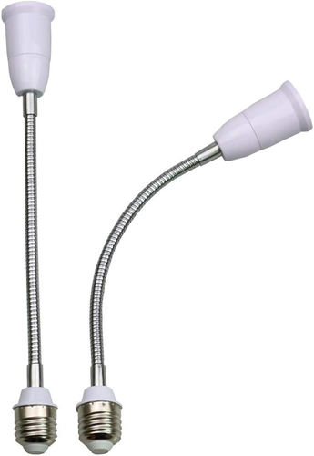 E26/E27 Light Socket Extender Adapter,E26 to E26 Socket Extender, 30CM ...