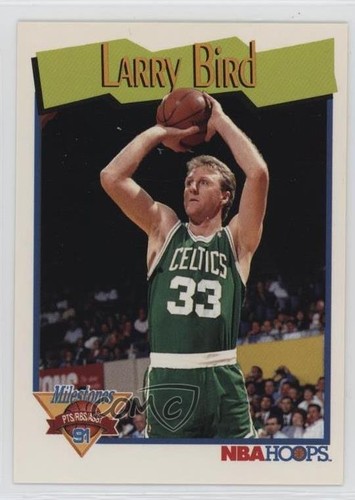 1991-92 NBA Hoops Milestones Larry Bird #314 HOF | eBay
