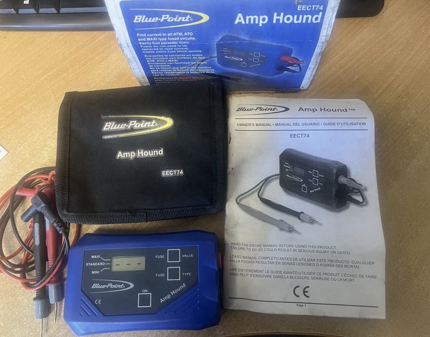 Blue Point (By Snap On) AMP HOUND MULTIMETER EECT74 | eBay