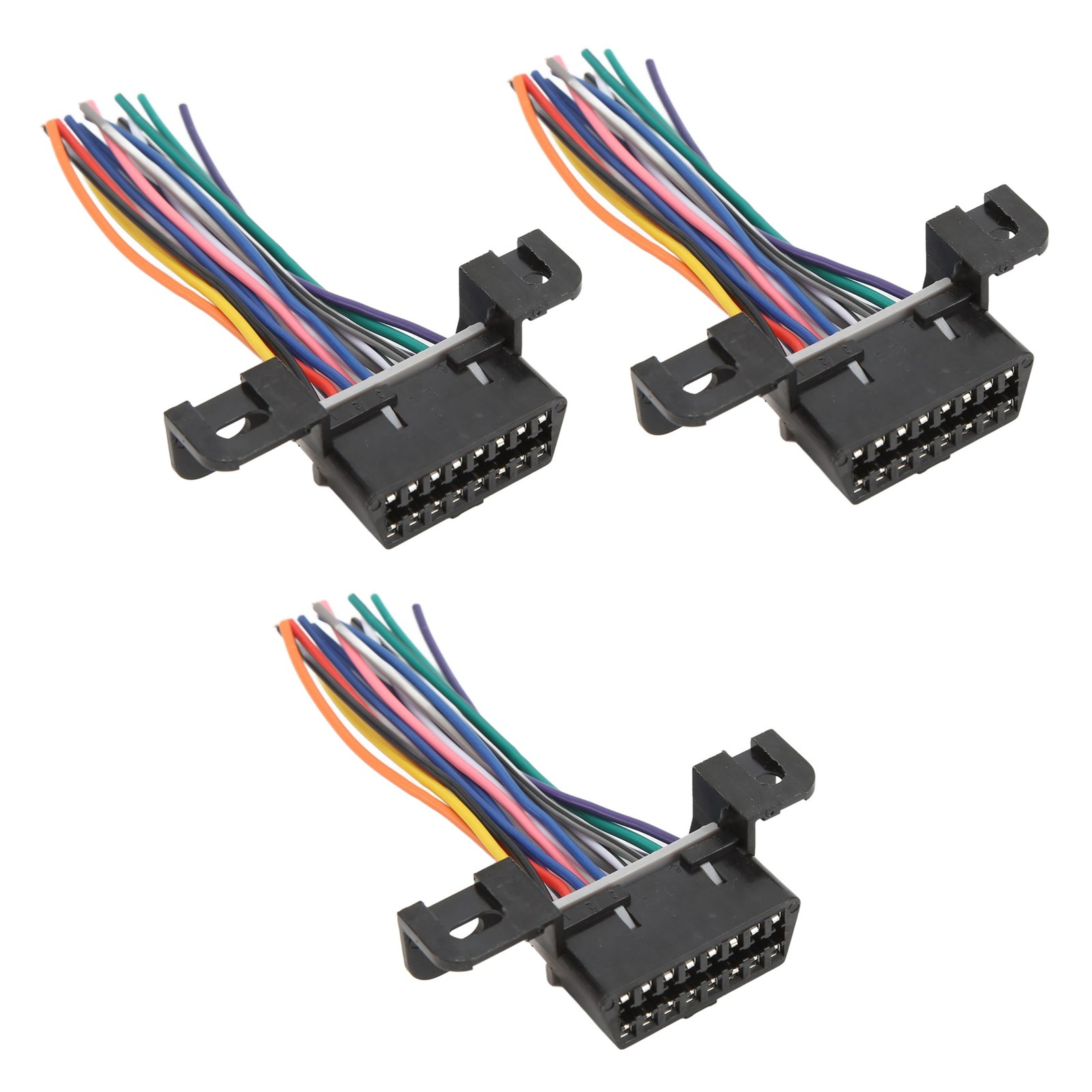 XXL 3pcs 16 Pin Female OBD2 Cable Connector J1962F Diagnostic Cable ...