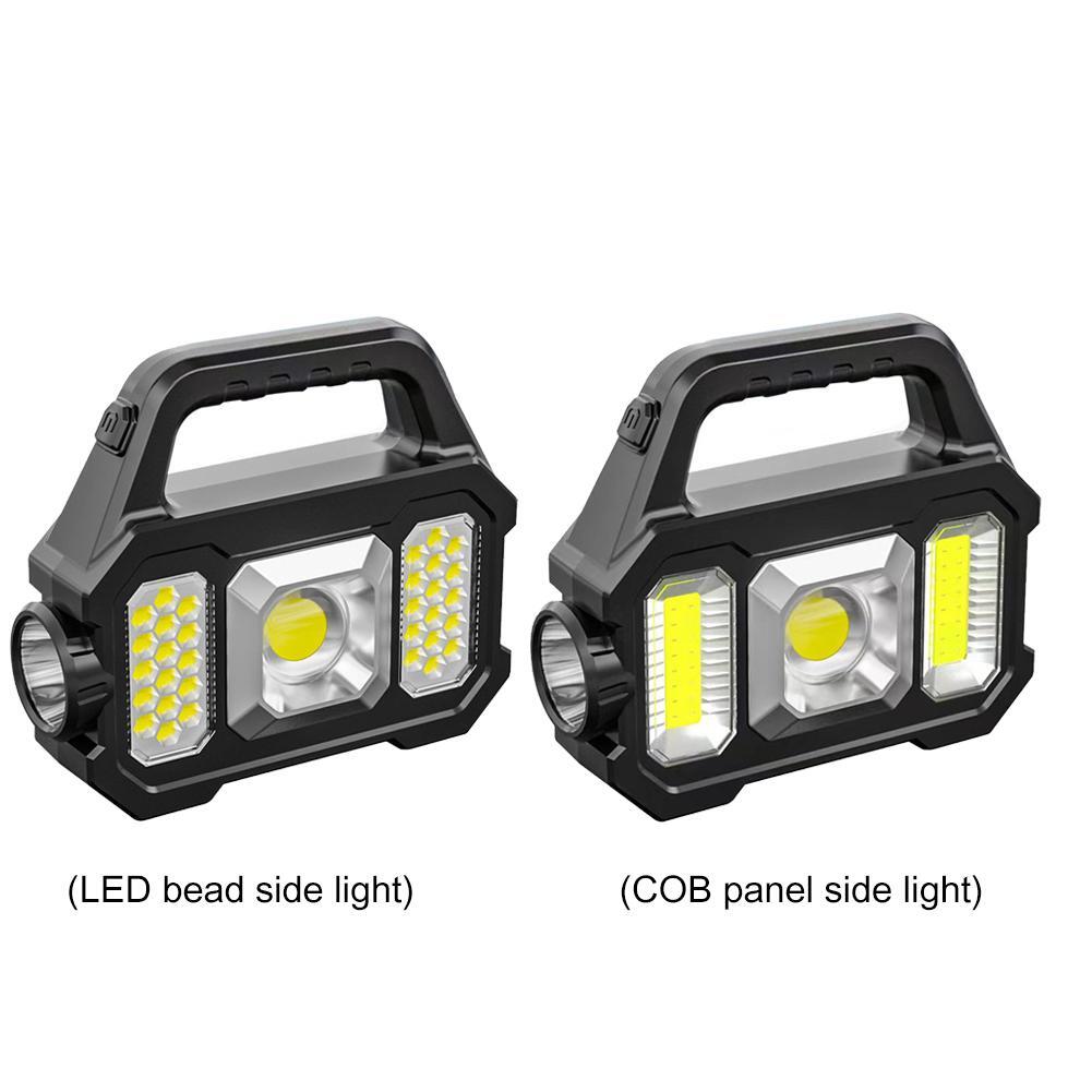 6x500lm Flashlight Portable 6 Gears Torch Light for Camping Accessories ...