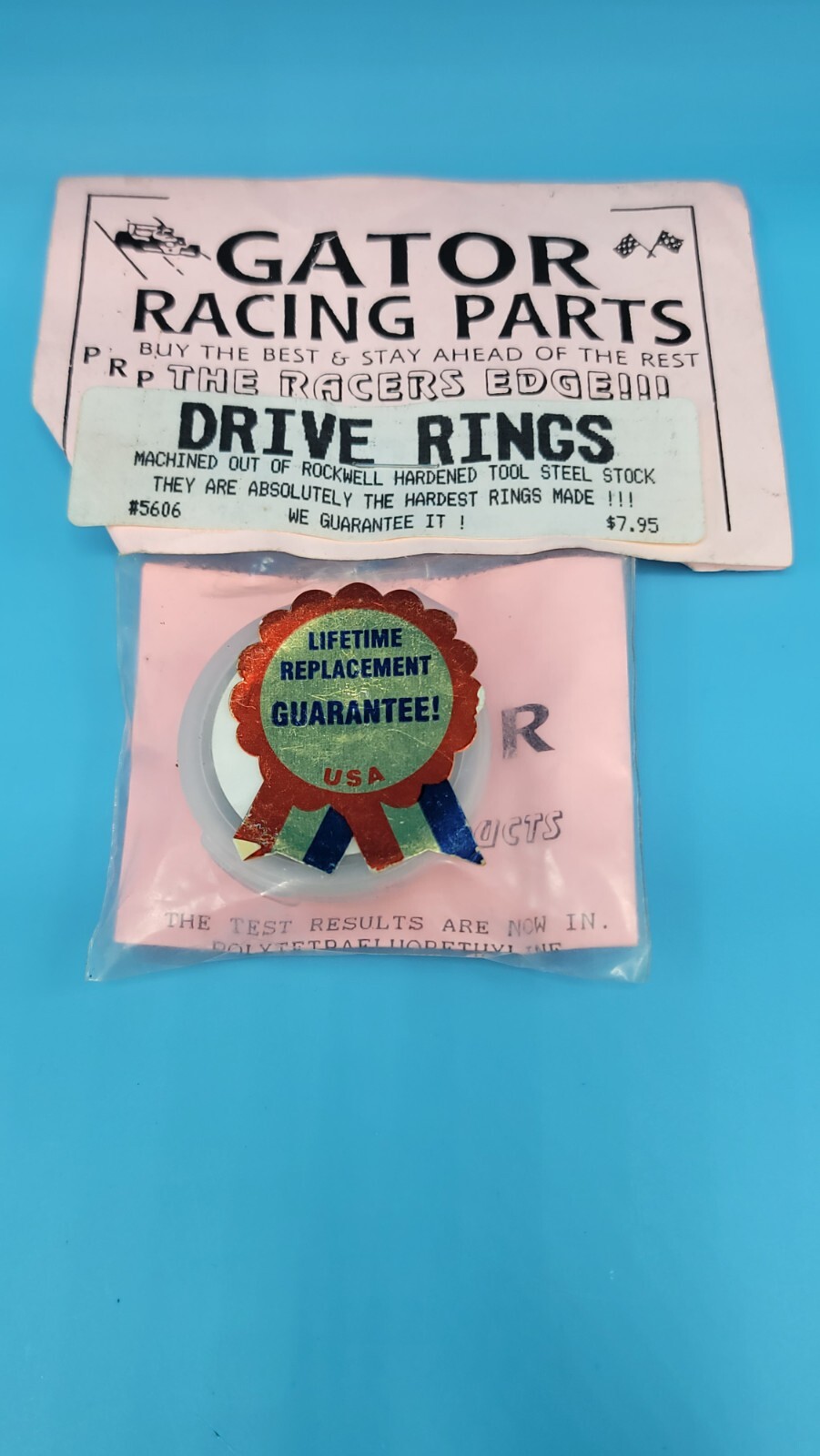 Vintage PRP Gator Racing Parts Racers Edge Drive Rings RC Pan Car Part ...