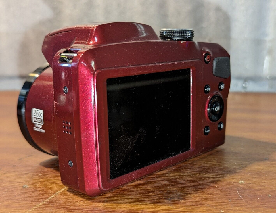 Lot of 3 GE X2600 Digital Camera RED 16.1 Megapixel 26X Wide, "Read ...