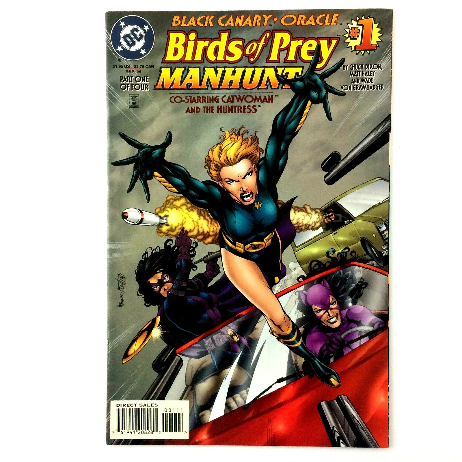 Birds of Prey: Manhunt #1 NM- 1996 DC Black Canary Huntress Oracle ...