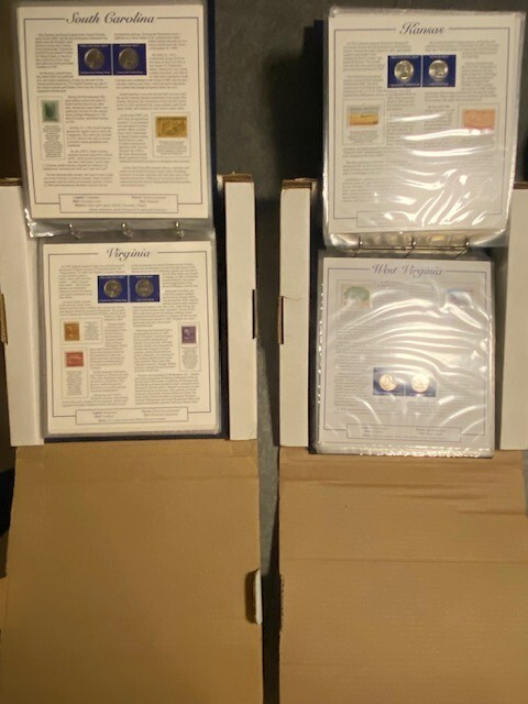 Postal Commemorative Society Statehood Quarters Collection Vol 1/2 ...