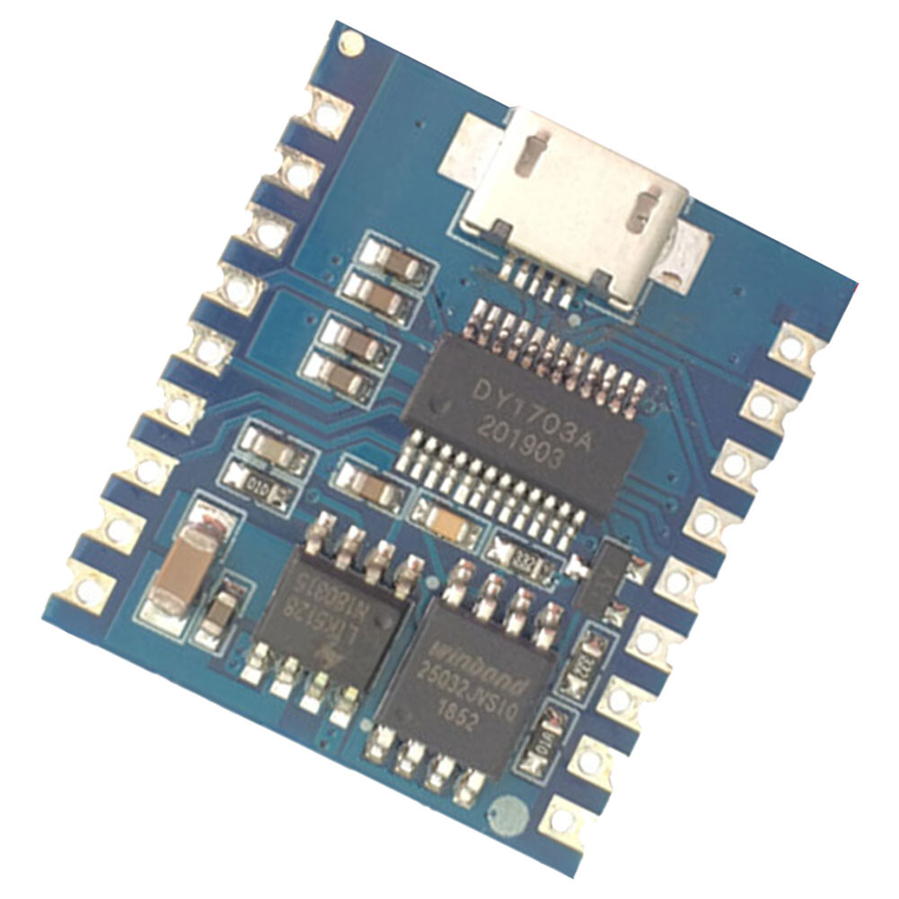 DY-SV17F 5W 4 MB UART Mini MP3 Player IO Trigger USB Download Flash ...