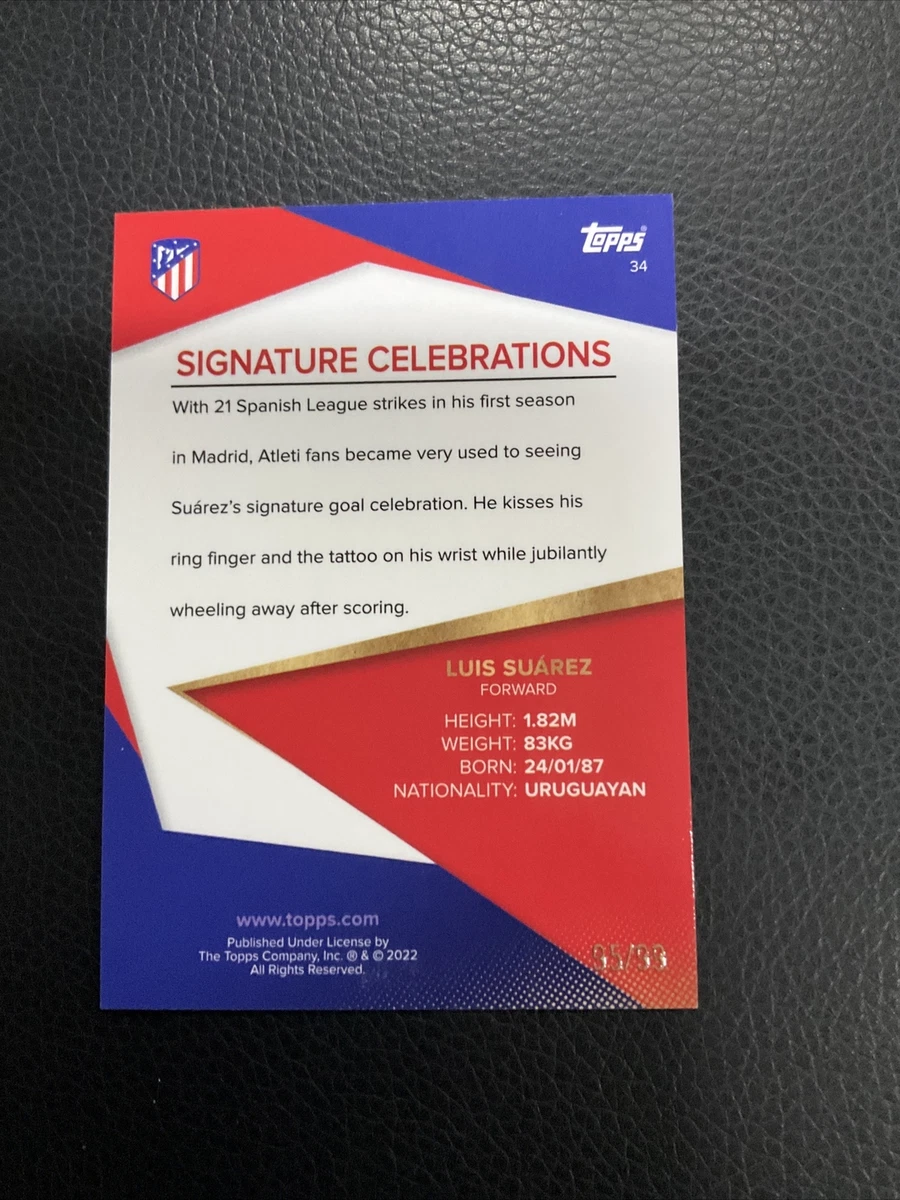 Luis Suarez Celebration Kiss Wrist 2022