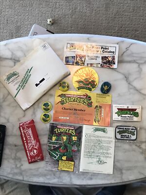 “VINTAGE-TEENAGE MUTANT NINJA TURTLES” MEMBERSHIP PACKET Plus More 1988 ...