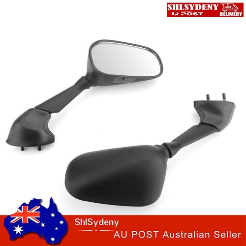 Racing Mirror Mirrors For Yamaha YZF R6 2006-2007 Black SP | eBay
