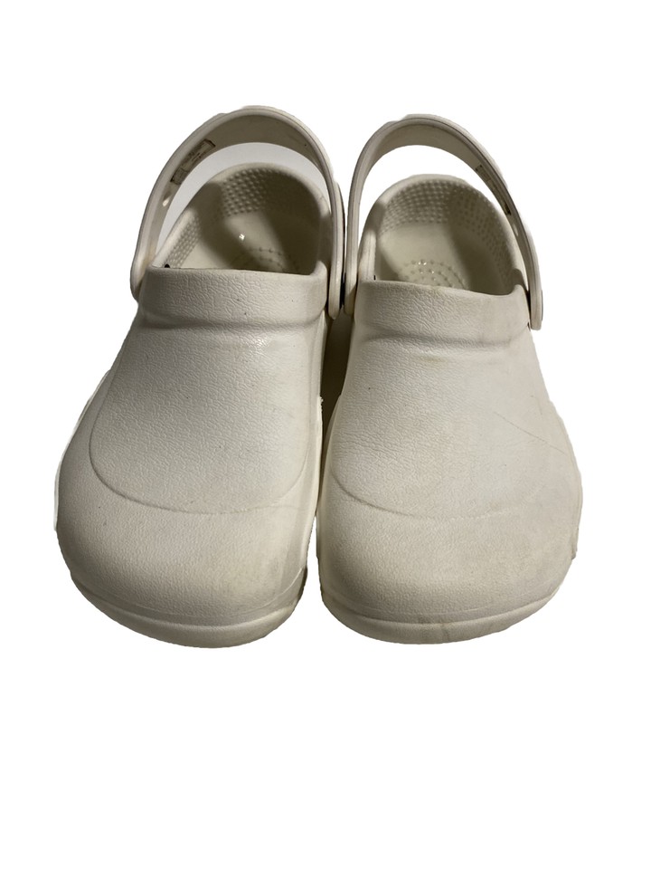 Crocs Clog White At Work Specialist Shoes Men/Womens Sz M5/W7 | eBay