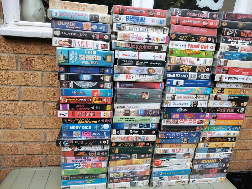 VHS Video Mixed Collection - 30 VHS TAPES including new, sealed ...