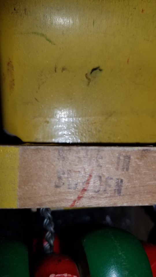 Vintage Brio Royal Yellow Carriage Wooden Red Horses King Queen works ...