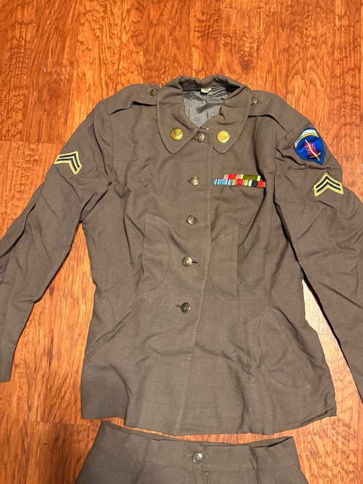 1951 WAC US Army Women’s Dress Uniform Set Korean War Era Size 16R ...