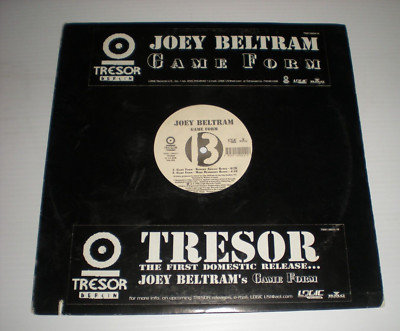 RECORD - joey beltram GAME FORM classic techno dj vinyl lp 12" tresor ...