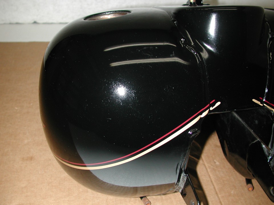 HARLEY DAVIDSON Road King FLHR 1998-2002 OEM 61225-98 Vivid Black Fuel ...