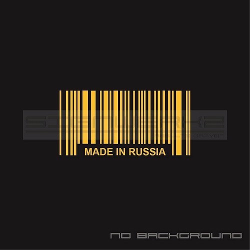 Made In Russia Bar Code Decal Sticker Racing jdm euro Pair | eBay