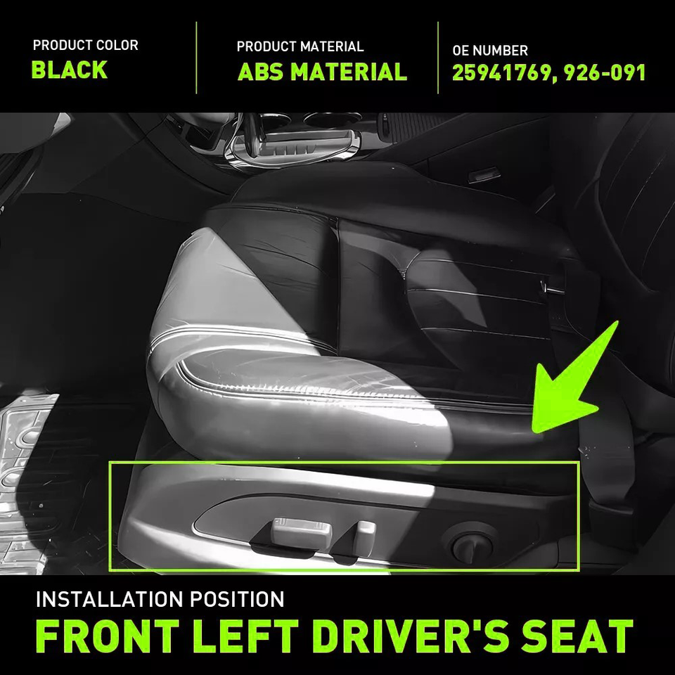For 2009-2017 GMC Acadia Chevrolet Traverse Driver Seat Trim Track ...