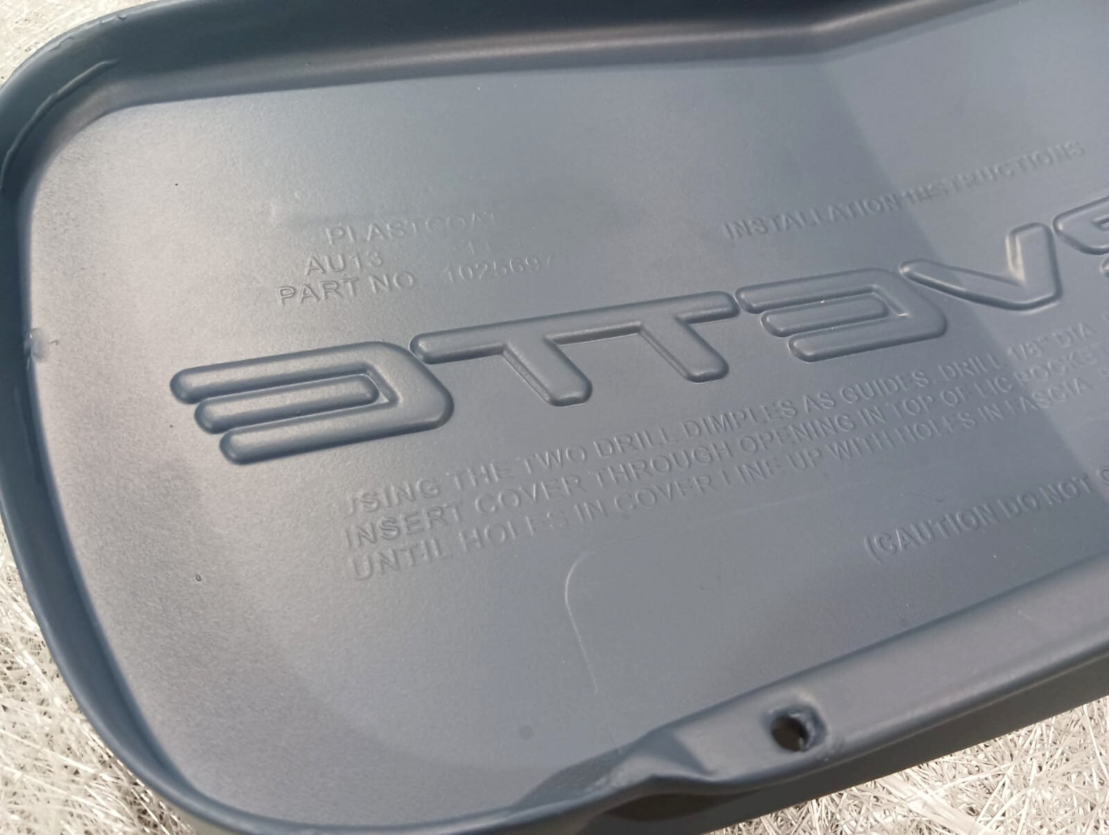 C5 CORVETTE FRONT LICENSE PLATE COVER 1997-2004 NEW 10288540 | eBay