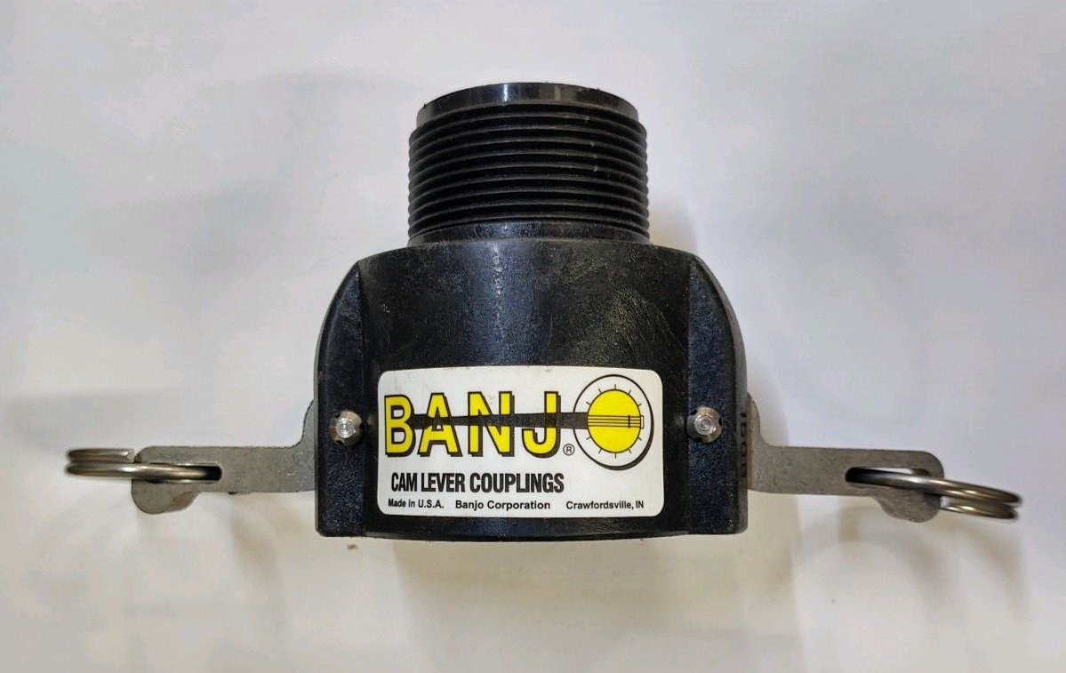150B BANJO CAM LEVER COUPLING-BLACK POLYPROPYLENE | eBay