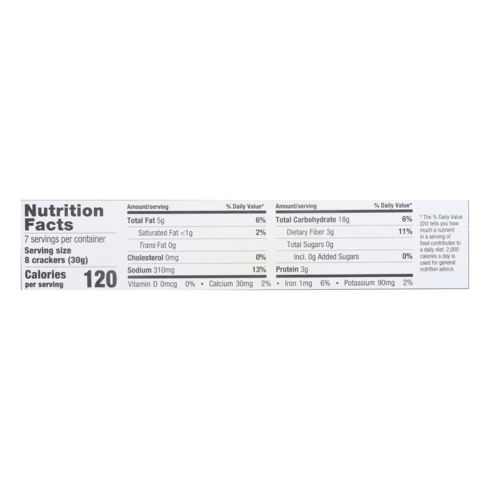 Sesmark Foods Sesame Thins - Original - Case of 12 - 7 oz. 85693101005 ...