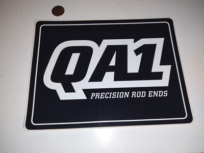 BLACK QA1 LARGE Sticker / Decal RACING ORIGINAL OLD STOCK | eBay
