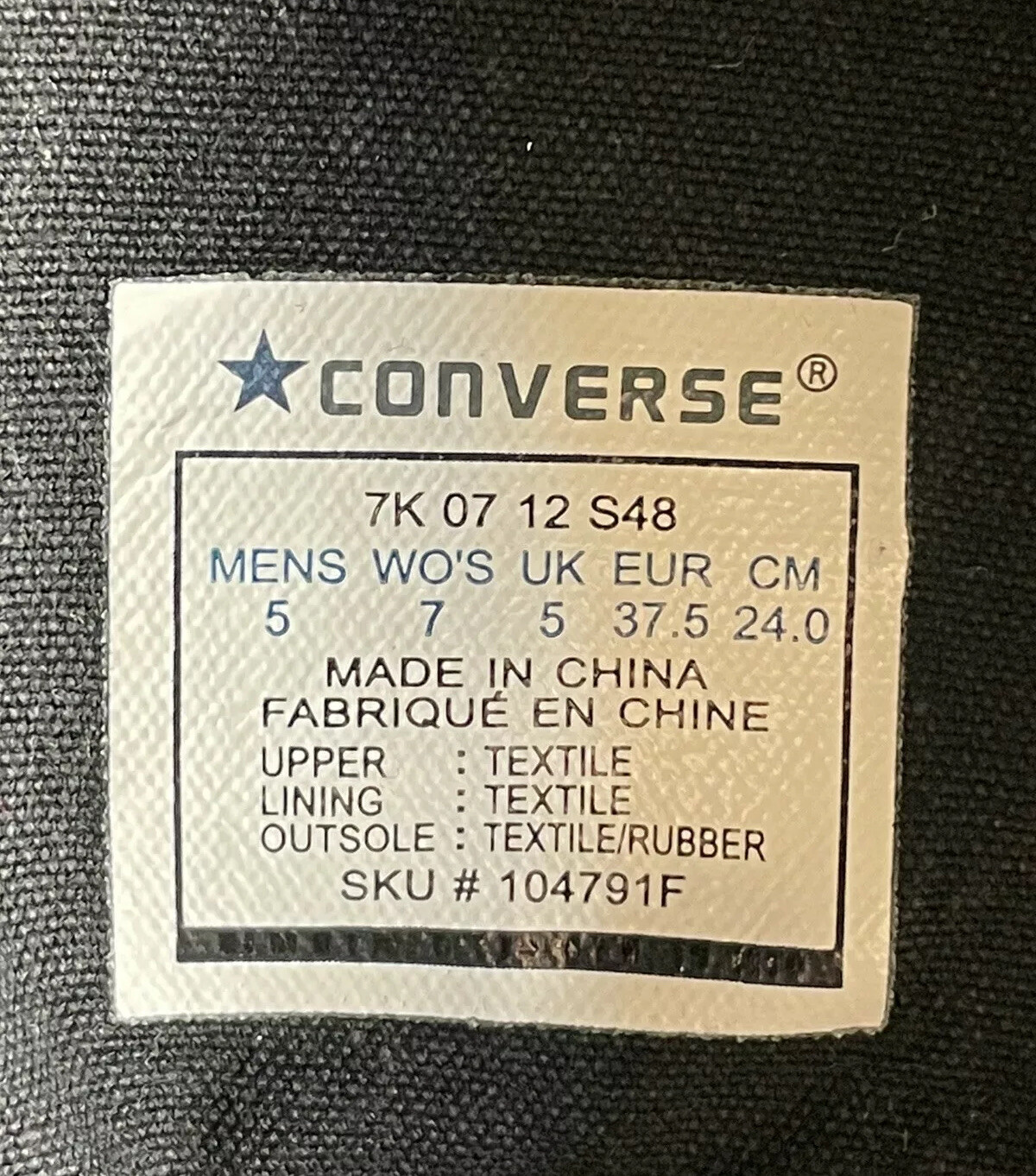 🔥Converse All Star Swatch Patchwork Knee High Sneakers Rear Zipper ...