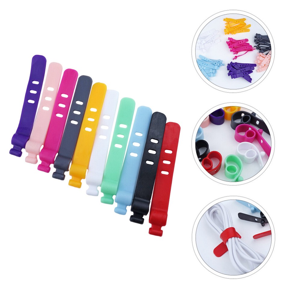 50 Pcs Cord Keeper Cable Manager Office Ties Electronics Management ...