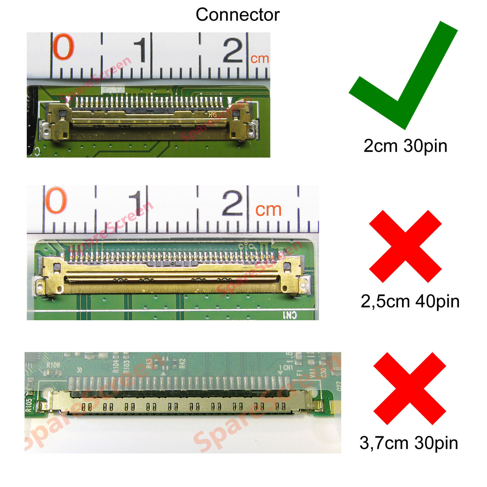 Lenovo Z50-45 LCD Cable Flex Screen Flex Button DC02001MH00 Edp 30 Pins ...
