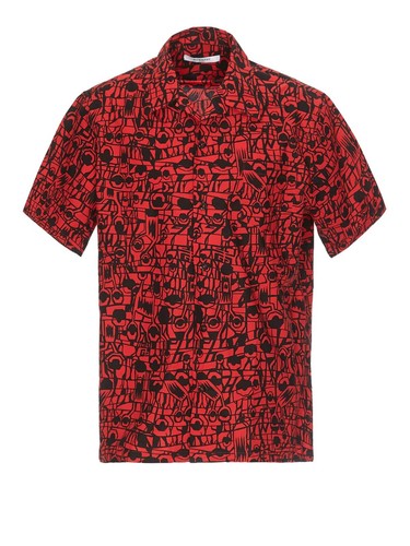 SAMPLE SALE Givenchy Monster printed cotton Hawaiian shirt sz EU41 | eBay