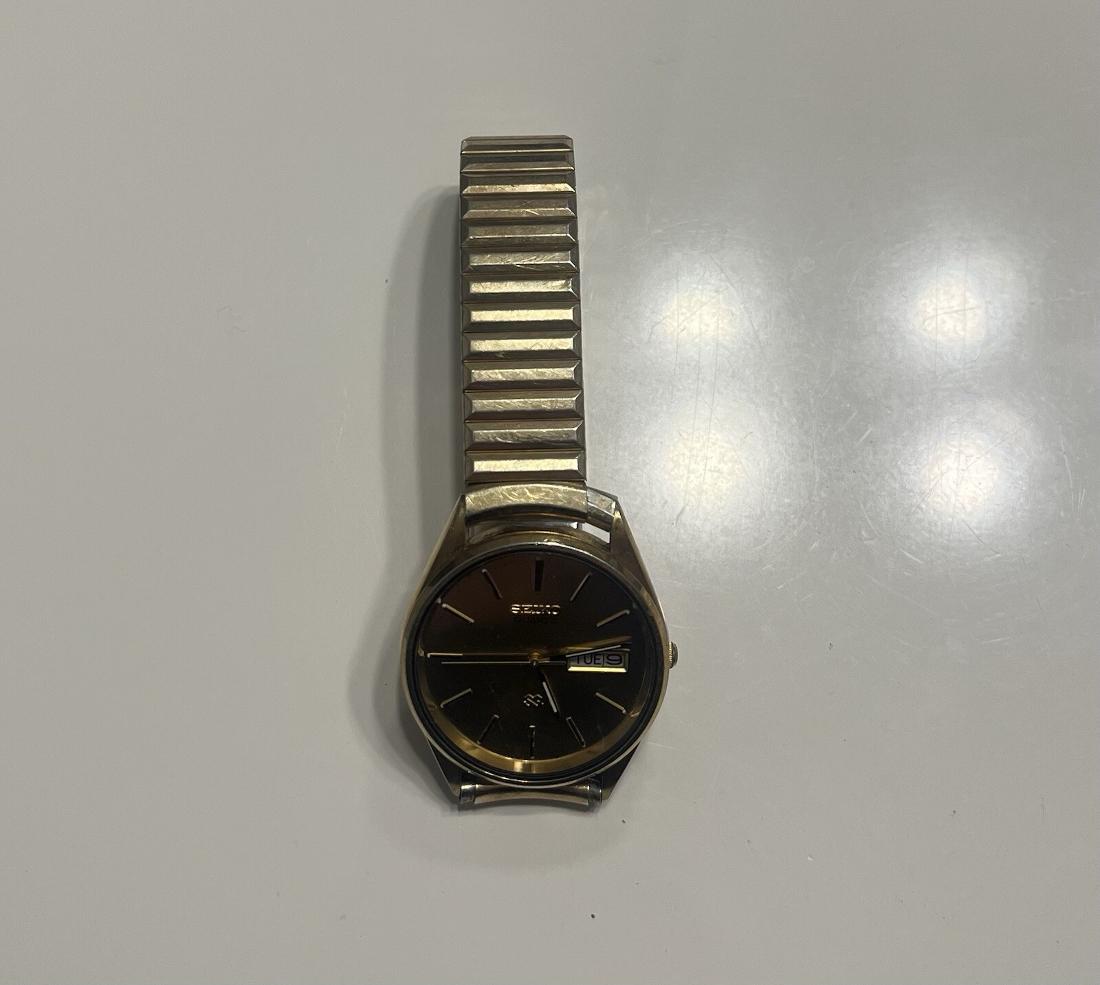 Vintage Seiko Flex Band Daydate Watch - Gem