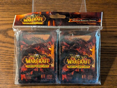 WoW TCG Standard Sized Trading Card Sleeves - 80 Count - Deathwing ...