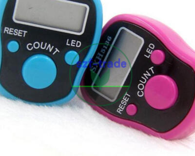 LED muslim tally counter finger ring hand tally counter digital tasbih ...