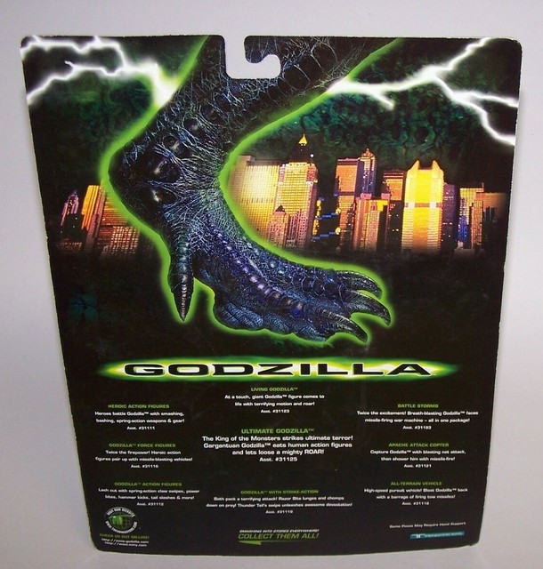 Genuine Baby Godzilla Razor Fang Action Figure 1998 Trendmasters ...