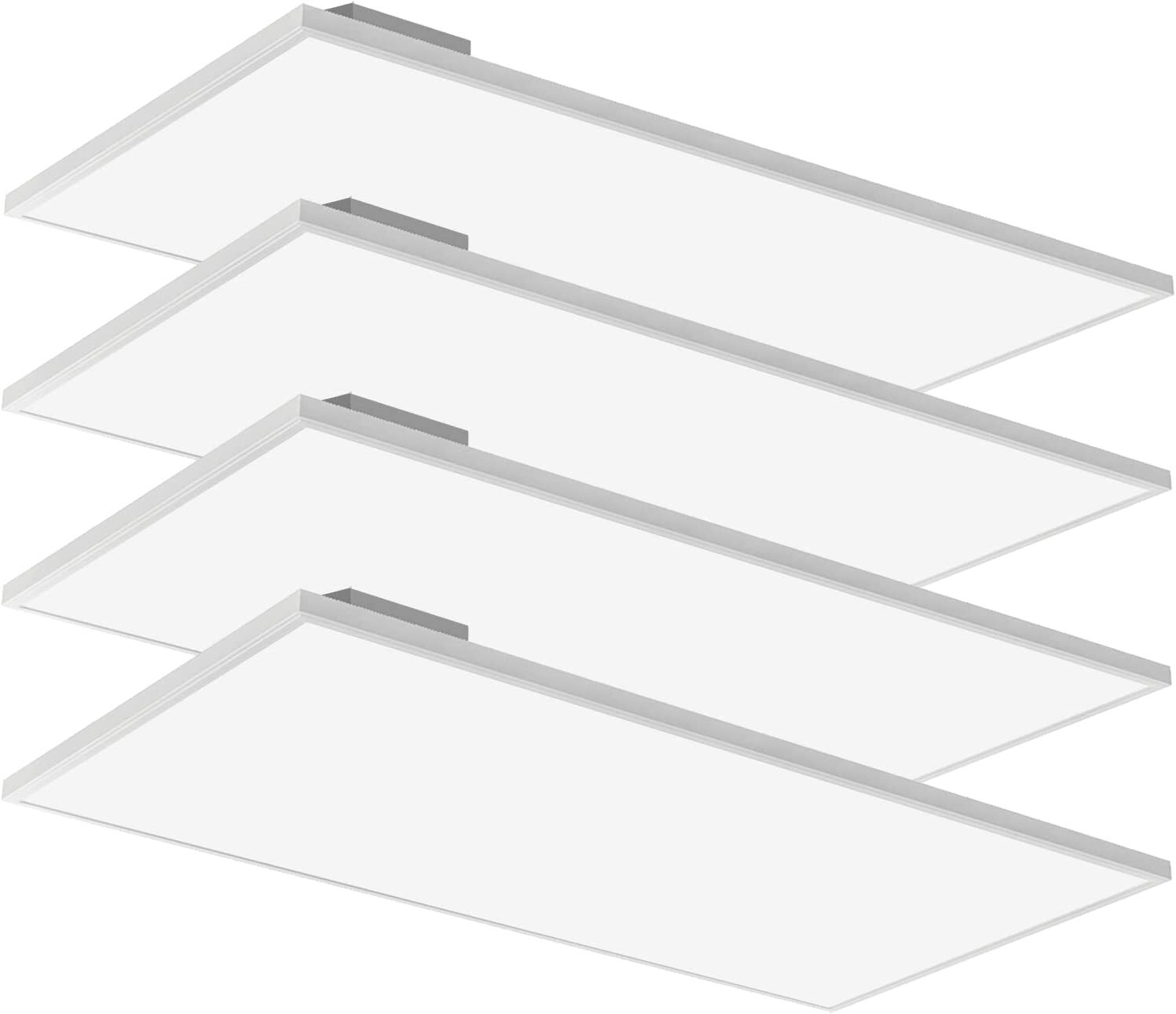 2x4 LED Ceiling Light,75 Watt Flat Ultra-Slim Dimmable Edge Lit LED ...