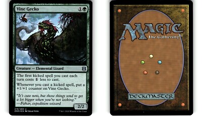 MTG Zendikar Rising Vine Gecko Foil ZNR 219/280 U | eBay