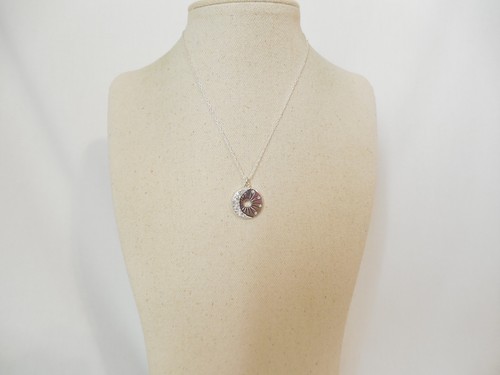 Department Store14"Sterling Silver Crystal Sun & Moon Pendant Necklace R1031 $80 | eBay
