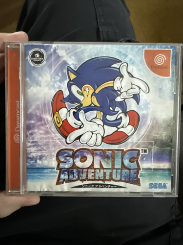 Sonic Adventure Sega Dreamcast Video Game 1999 Japanese Version W/Case ...