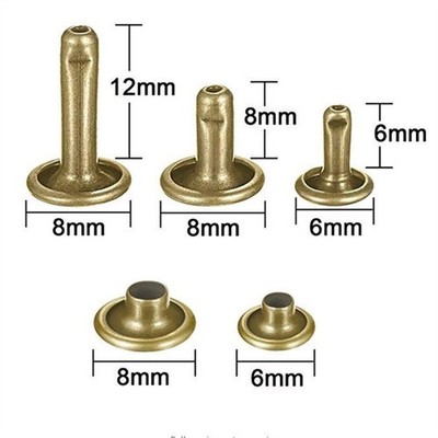 480 Sets Leather Cap Rivet with Installation Tools for Crafting and ...