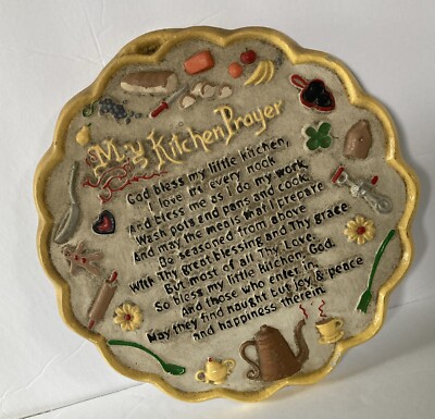 Plates & Plaques - Kitchen Prayer
