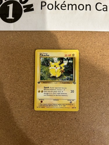 Pikachu 1st Edition Pokémon Card Lot Vintage WOTC | eBay
