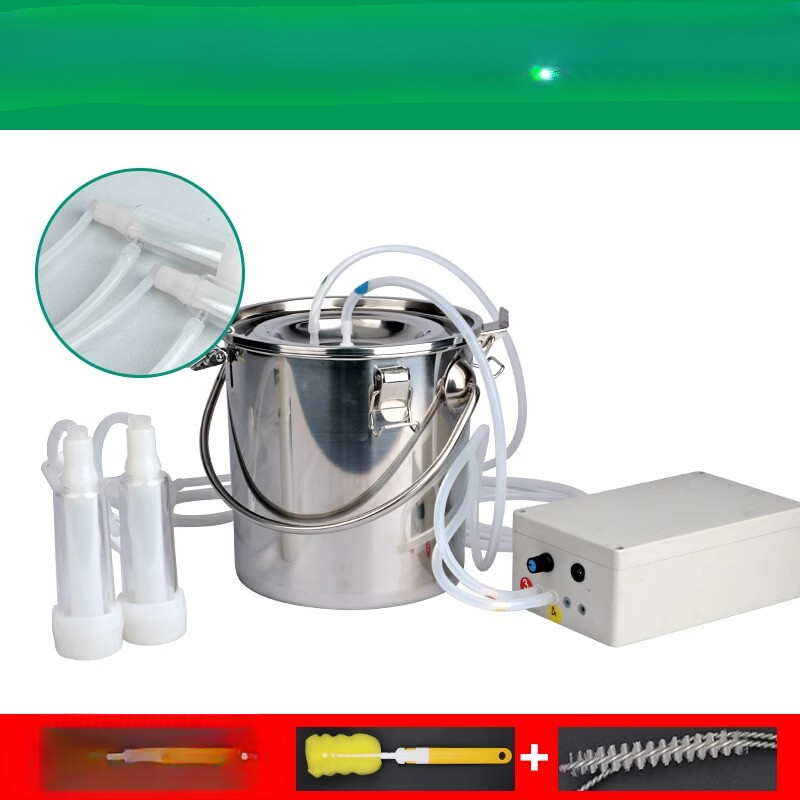 Milking Machine Automatic Pulse Milking Farm Cow Goat Sheep Vacuum Pump ...