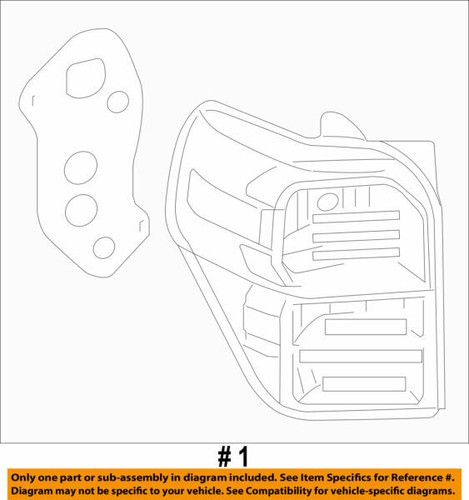 81551-35360 Toyota Lens & body, rear combination lamp, rh 8155135360 ...