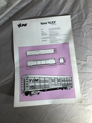 V/Line Publication/Diagram Vans 'VLEX' Louvre Van | eBay Australia