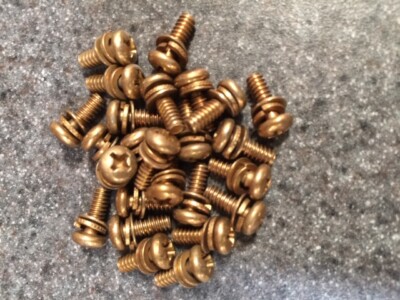 NAS1301-6-6 Pan Head Screw Lock-Washer Assembly, plated steel, Made in ...