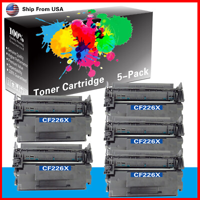 5PK 26X 226X CF226X Toner Cartridge for Pro MFP M426fdw M426fdn M426dw ...