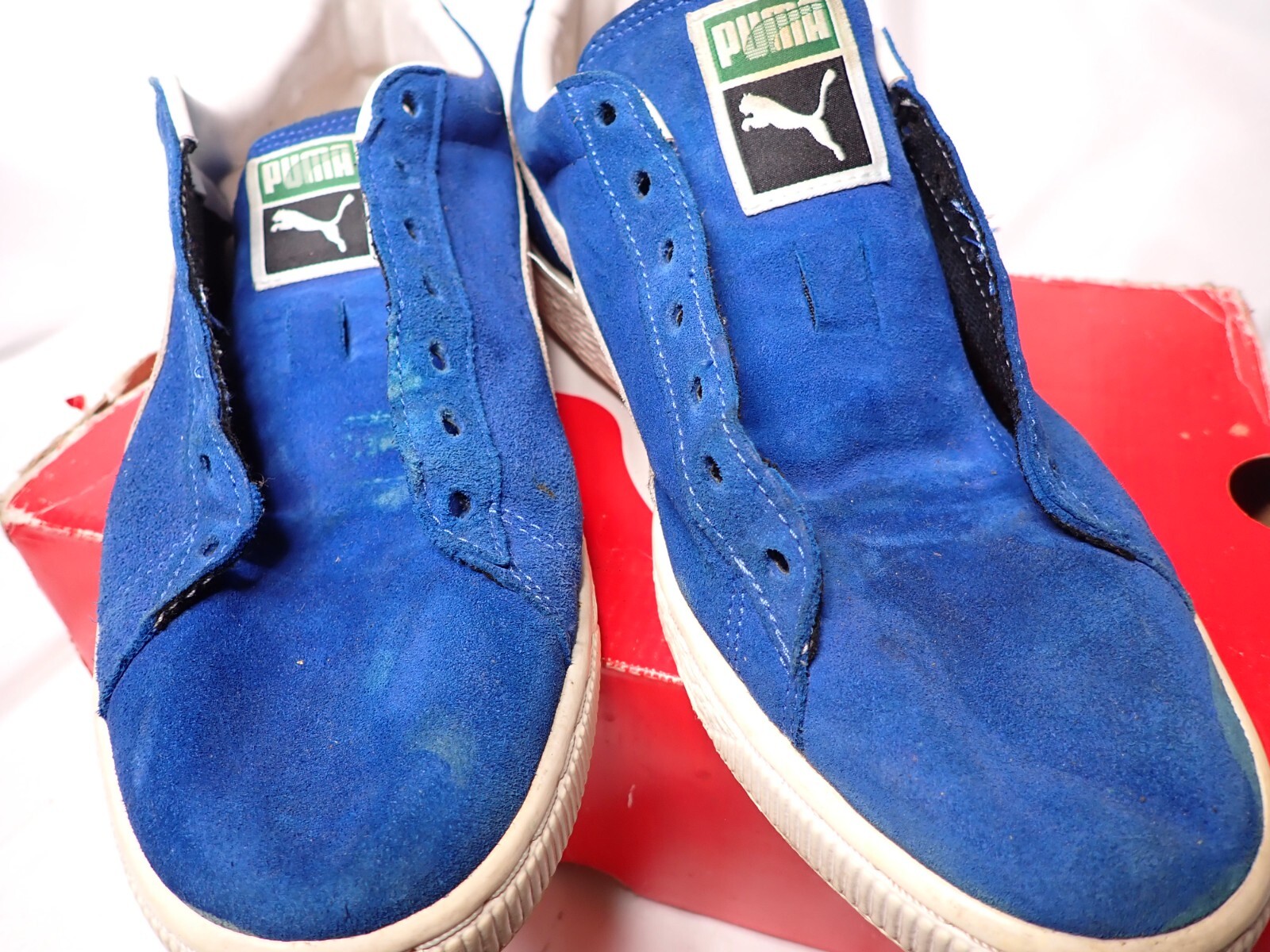 Size 8.5 - PUMA Suede Classic+ Olympian Blue 2019 no laces minor wear ...