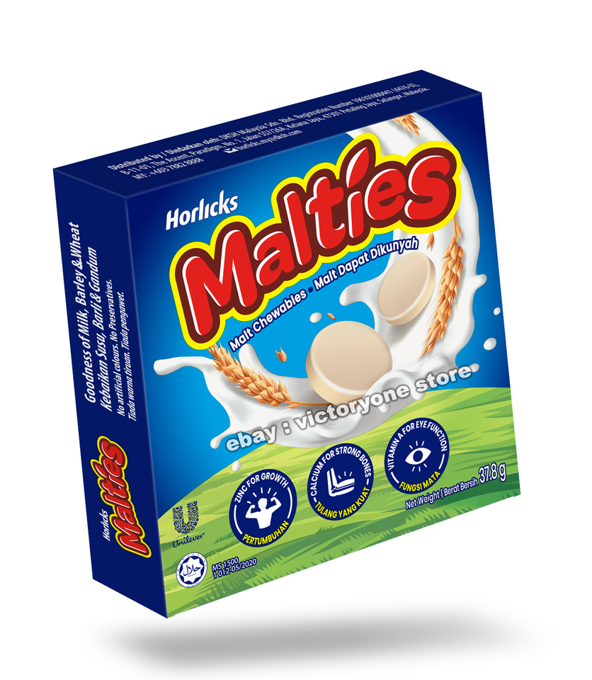 Horlicks Malties Tablet Original Flavor Candy Malt Childhood Memories X ...