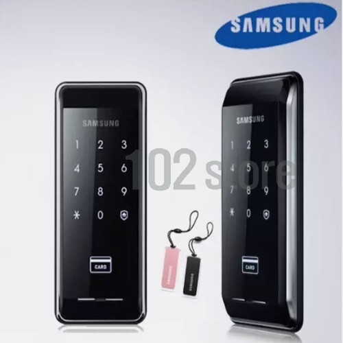 Samsung EZON SHS-2920 Slim Touch Pad Smart Door Lock + 2Card Key ...